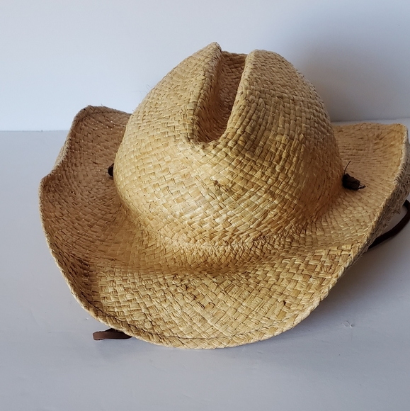 Scala | Accessories | Scala Western Hat Authentic Natural Fibres | Poshmark